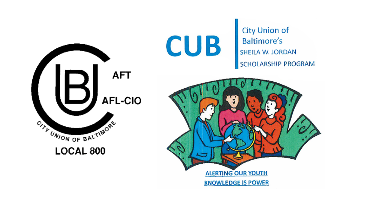 Sheila W. Jordan Scholarship Program | City Union of Baltimore Local 800