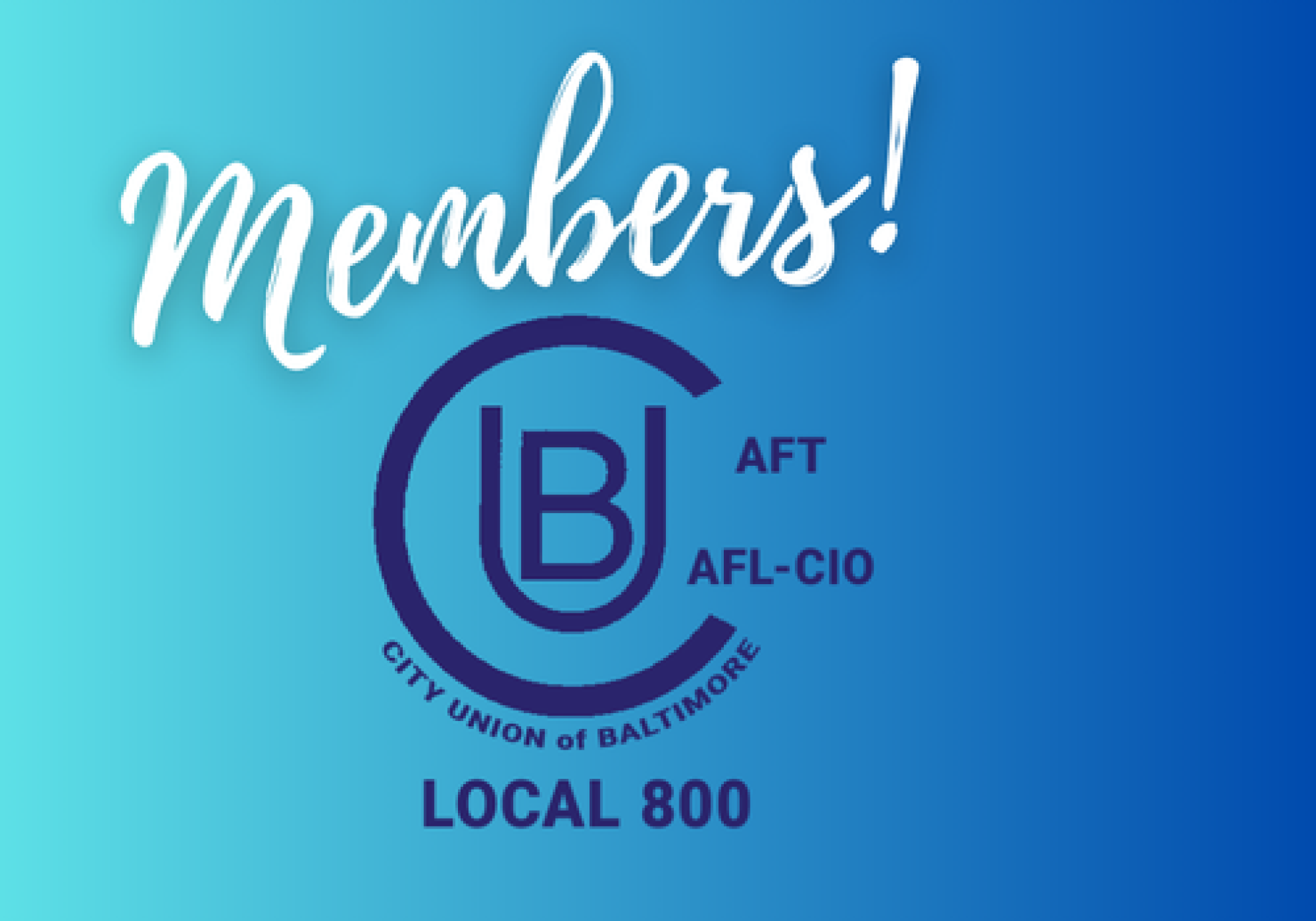 About Us | City Union of Baltimore Local 800