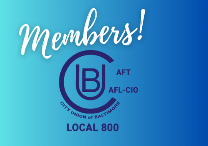 About the City Union of Baltimore | City Union of Baltimore Local 800